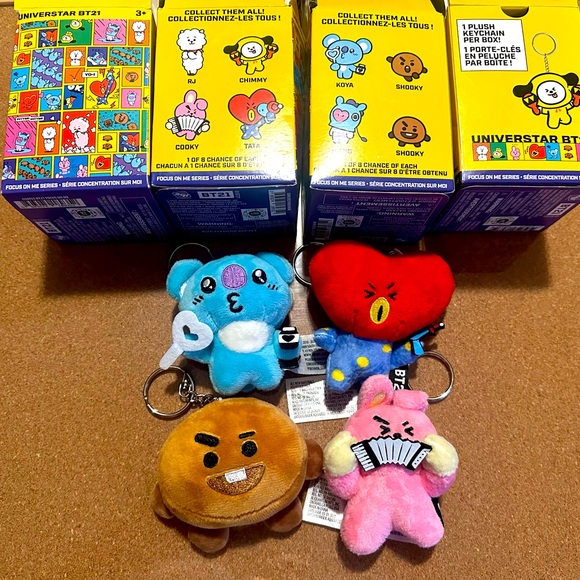 Other | Bts Bt21 Keychains Bundle | Poshmark